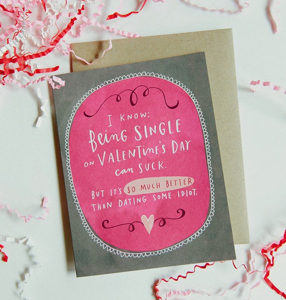 19 Valentine's Day Cards For Single People To Show You Care
