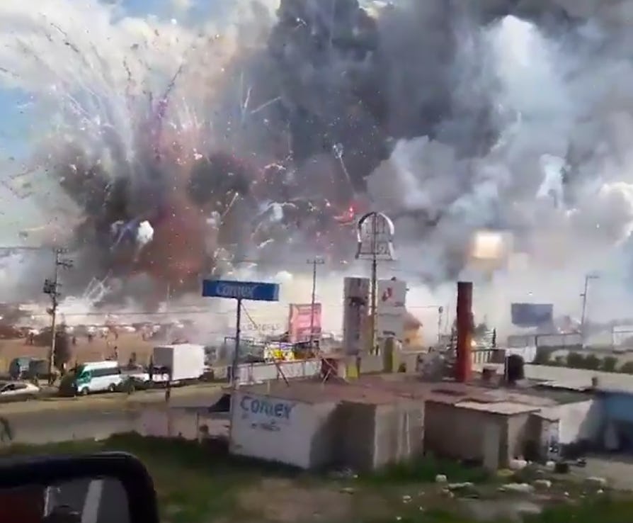 What Caused The Mexico City Fireworks Explosion? Several Fatalities ...