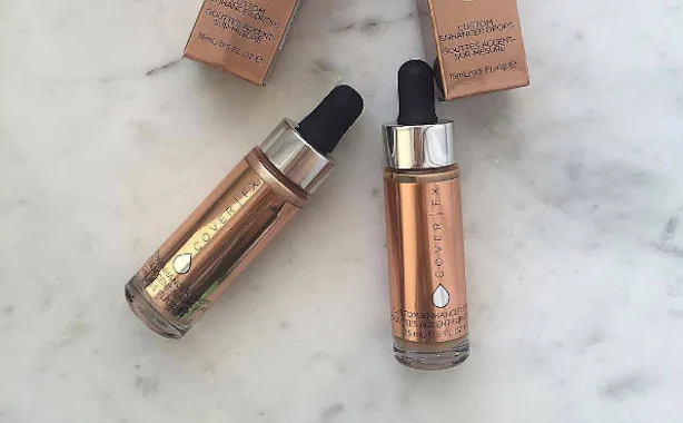 Swatches Of Cover FX's Holographic Custom Enhancer Drops Have Fans ...