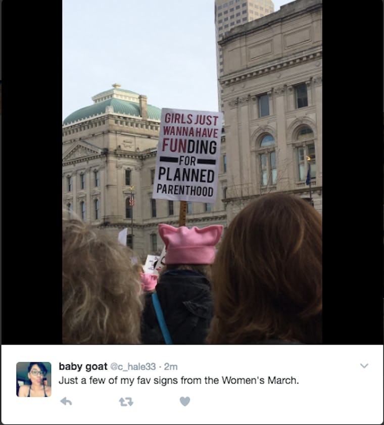 The Very Best Reproductive Rights-Themed Signs At The Women's March