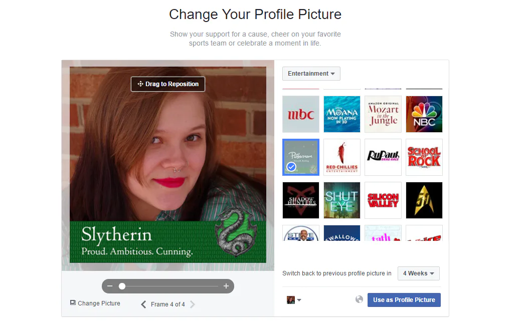 How To Change Your Facebook Profile Picture To Show Off Your Hogwarts House