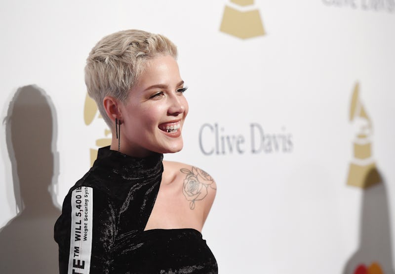Halsey's 2017 Grammys Outfits Are All About Being Sleek & Sporty