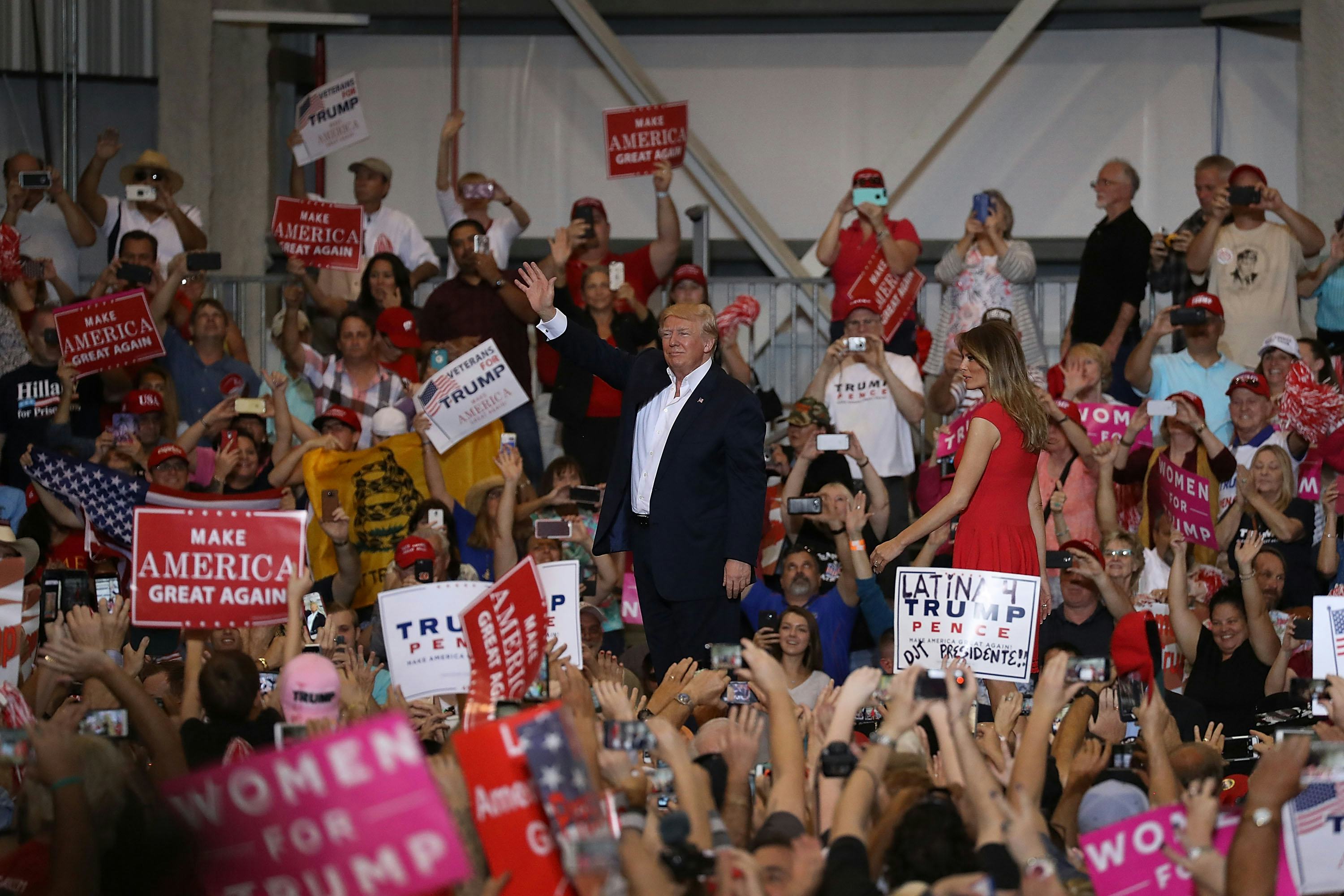 7 Trump Rally Quotes That Reveal He's Pretending It's Still 2016