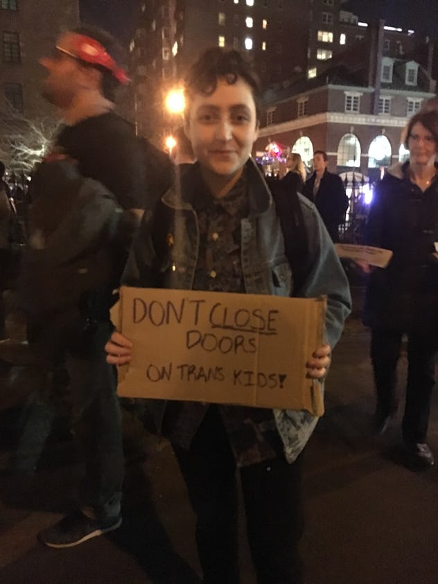 17 Enlightening Signs From The Protect Trans Kids Protest That Show It ...