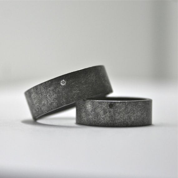 11 Matching Wedding Bands For Couples Who Like Coordinating