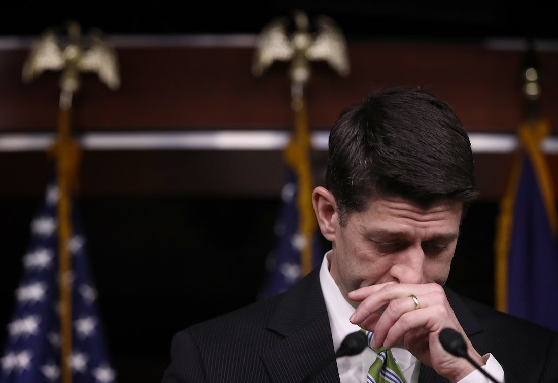 Sad Paul Ryan Photos To Bring You Joy Now That The AHCA Is No More