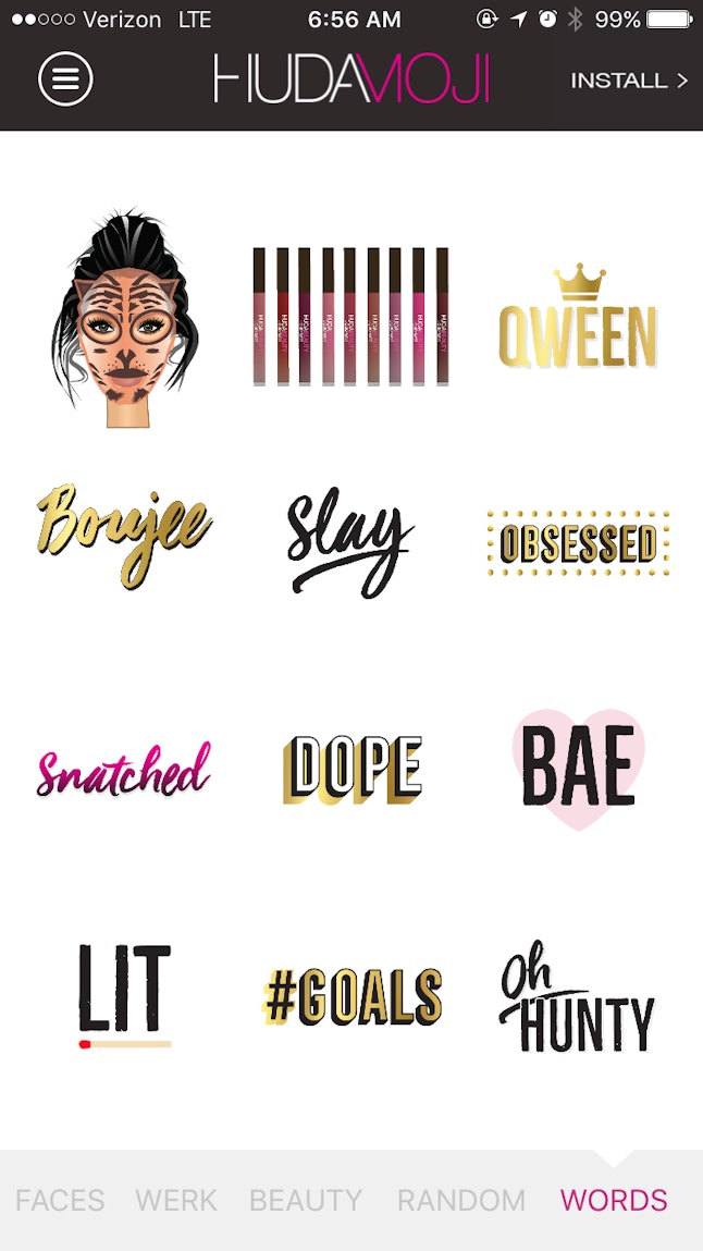 The Huda Beauty Hudamoji App Is Here & You Need To Download It ASAP