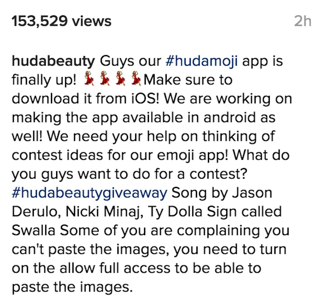 The Huda Beauty Hudamoji App Is Here & You Need To Download It ASAP