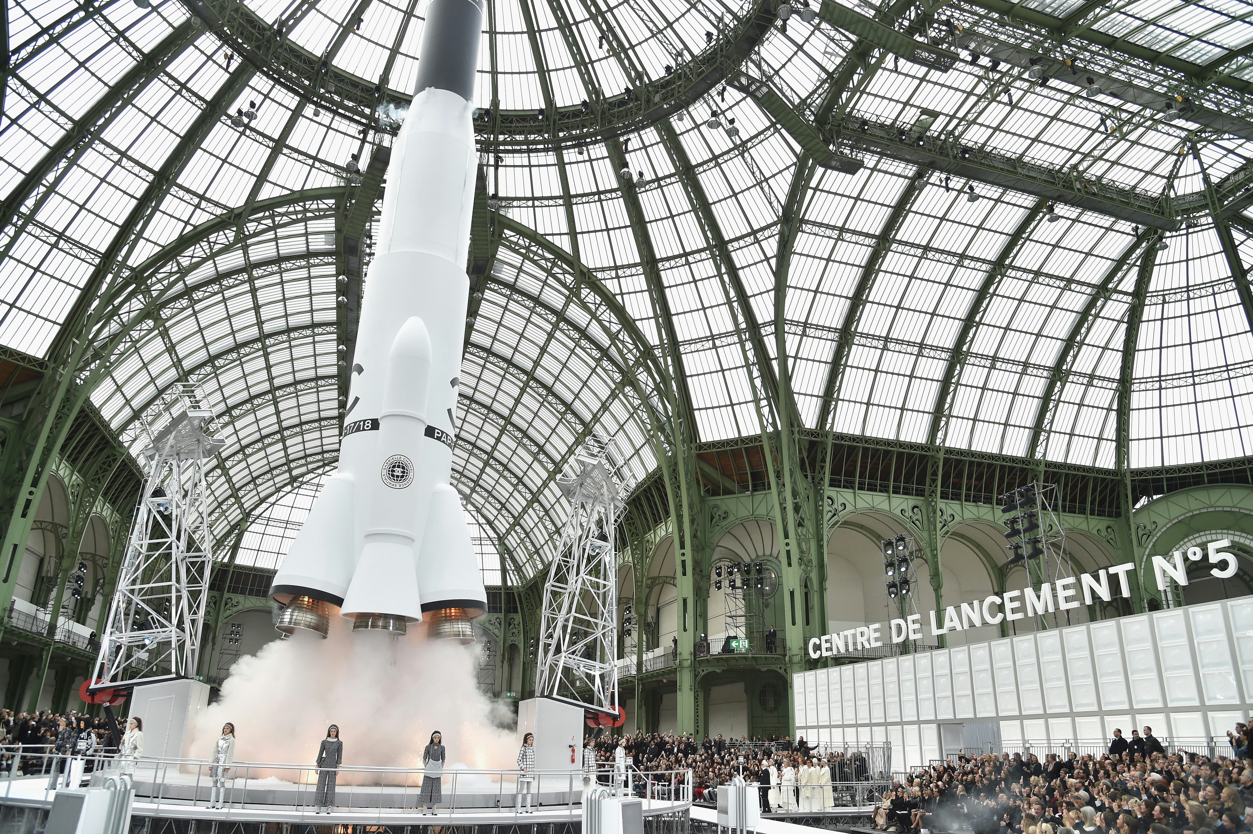 Chanel Built A Rocket Ship & Space Station For The Fall 2017 Show ...