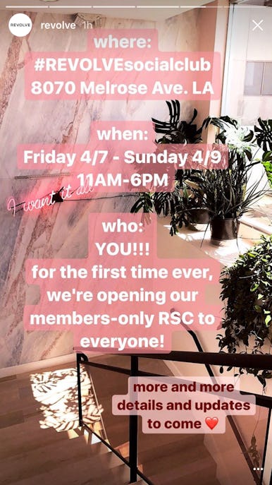 Where Is The Revolve Pop-Up Shop? The Ultimate Shopping Experience Is ...