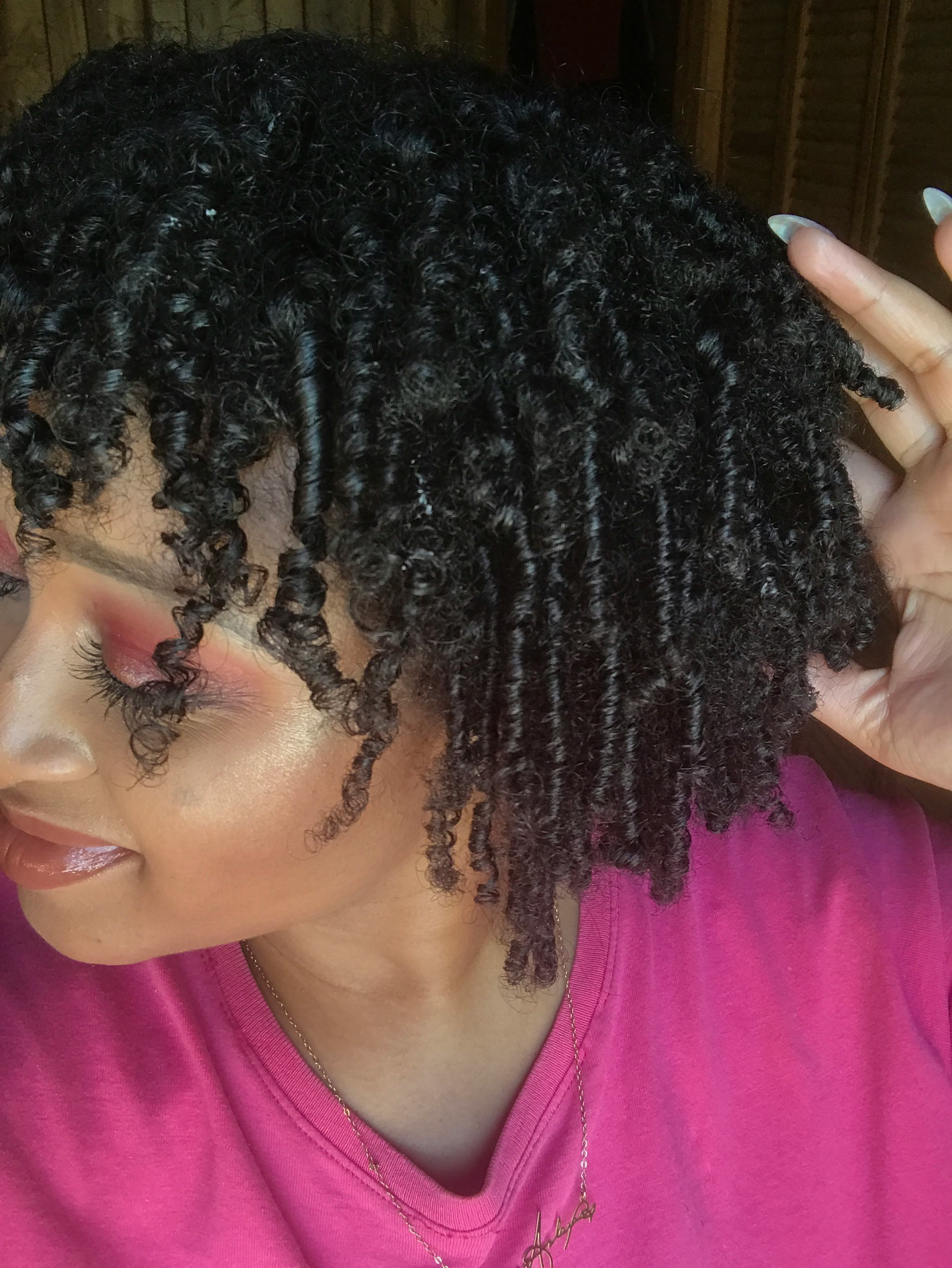 I Tried Finger Coiling My Natural Hair & The Results Blew Me Away