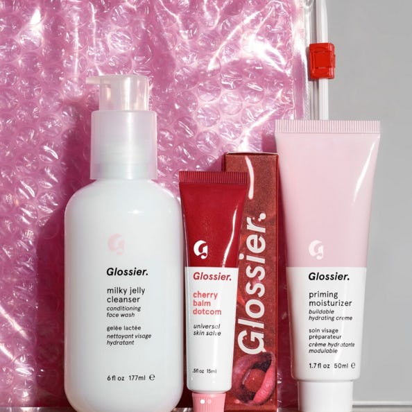 The Glossier Phase 1 Set Has A Lower Price Tag, But There's A Small Catch