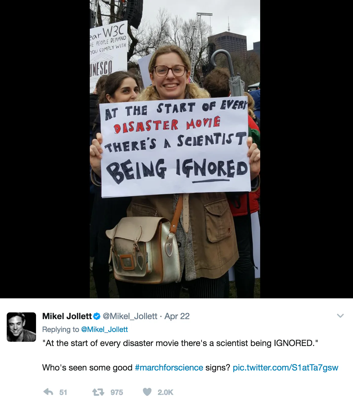 19 Funny People's Climate March Sign Ideas