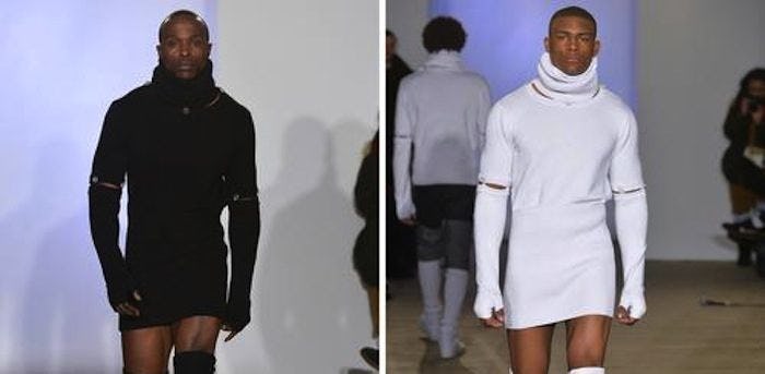You Probably Won't See Any Man Ever Wearing This Cashmere Mini Dress