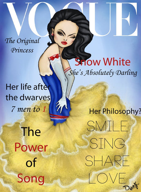 This Is What Disney Princesses Would Look Like As Vogue Cover Models ...