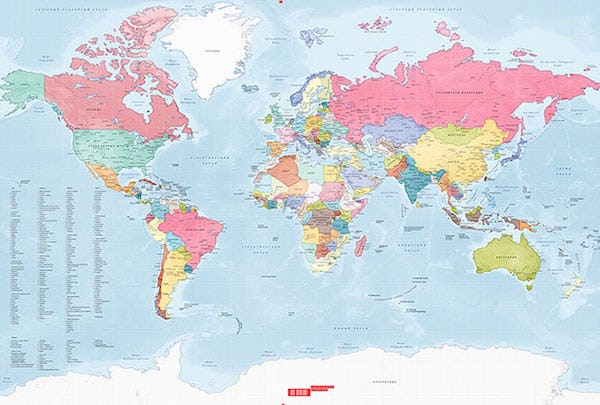 This World Map Lets You Scratch Off All Of The Places You've Been (Photos)