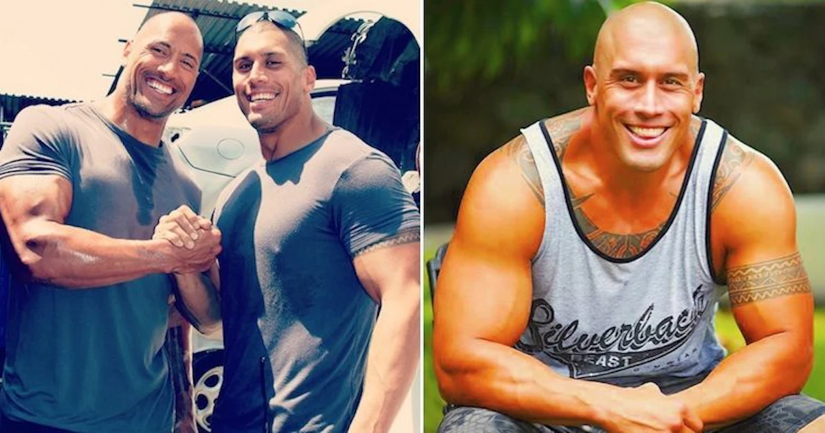 The Man Behind The Rock s Stunts For The Past 13 Years Is His Cousin The Man Behind The Rock s Stunts For The Past 13 Years Is His Cousin