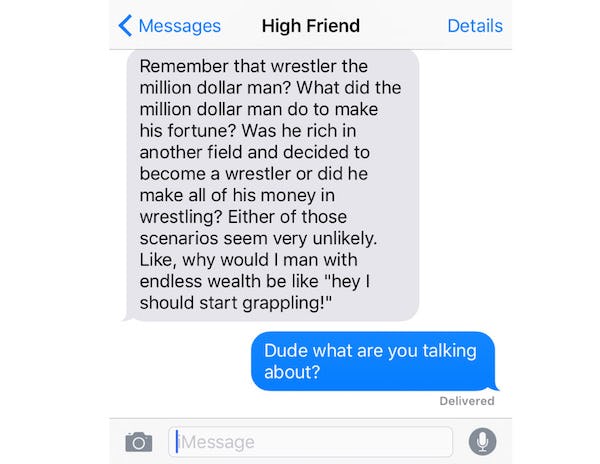 That's The Weed Talking: 10 Signs Your Friend Is Texting You While High