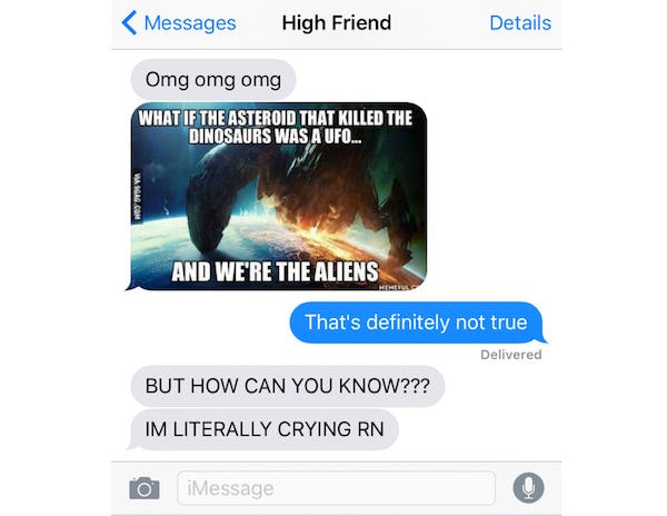 That's The Weed Talking: 10 Signs Your Friend Is Texting You While High