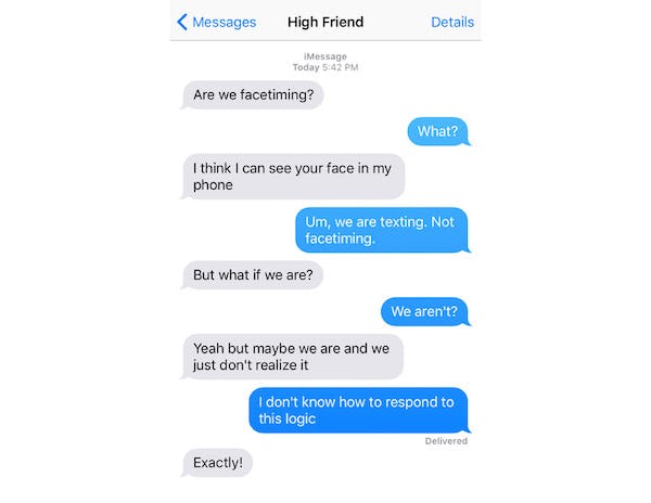 That's The Weed Talking: 10 Signs Your Friend Is Texting You While High