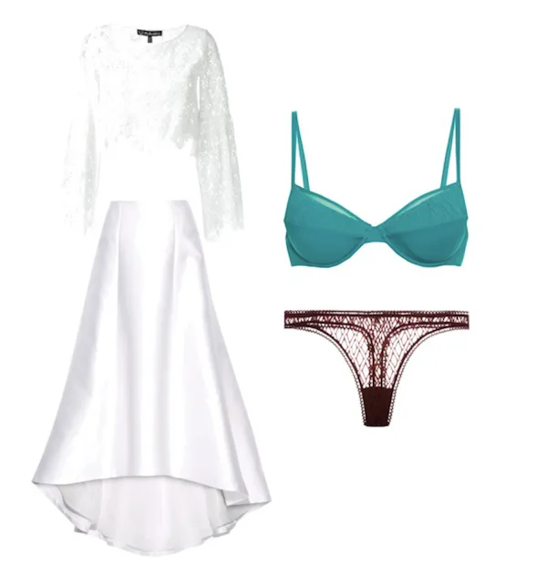 How To Find The Perfect Lingerie That Won't Clash With Your Wedding Dress