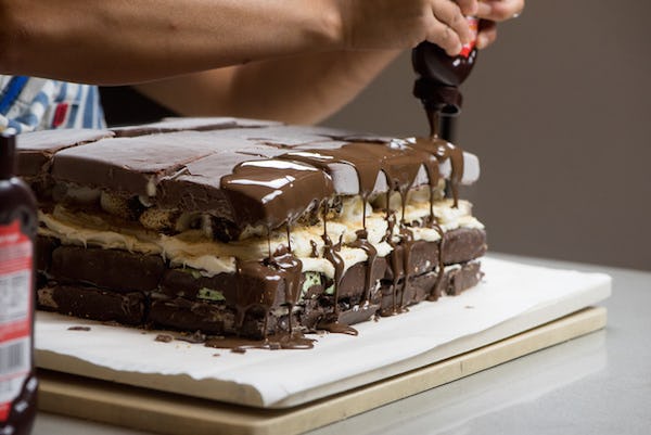 This Is How You Make 7-Layer Ice Cream Lasagna, You're Welcome