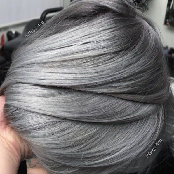 What To Know About The Metallic Hair Dye Everyone Is Flexing On Instagram