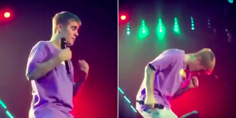 Justin Bieber Has Another Temper Tantrum, Storms Off Stage