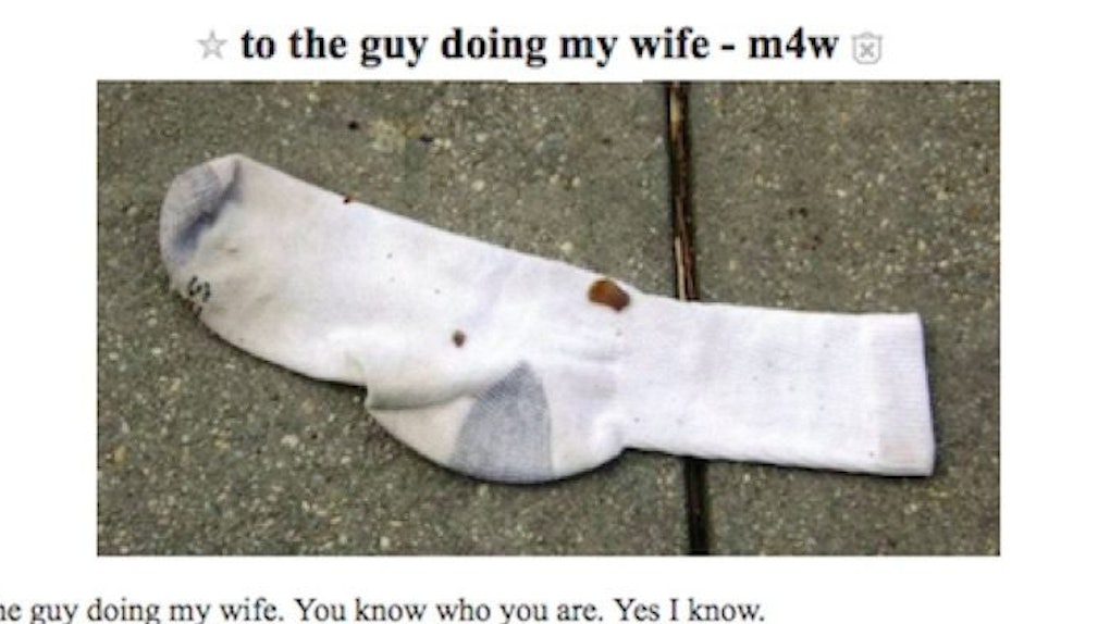 Husband Posts List Of Requests On Craigslist For Guy Doing His Wife