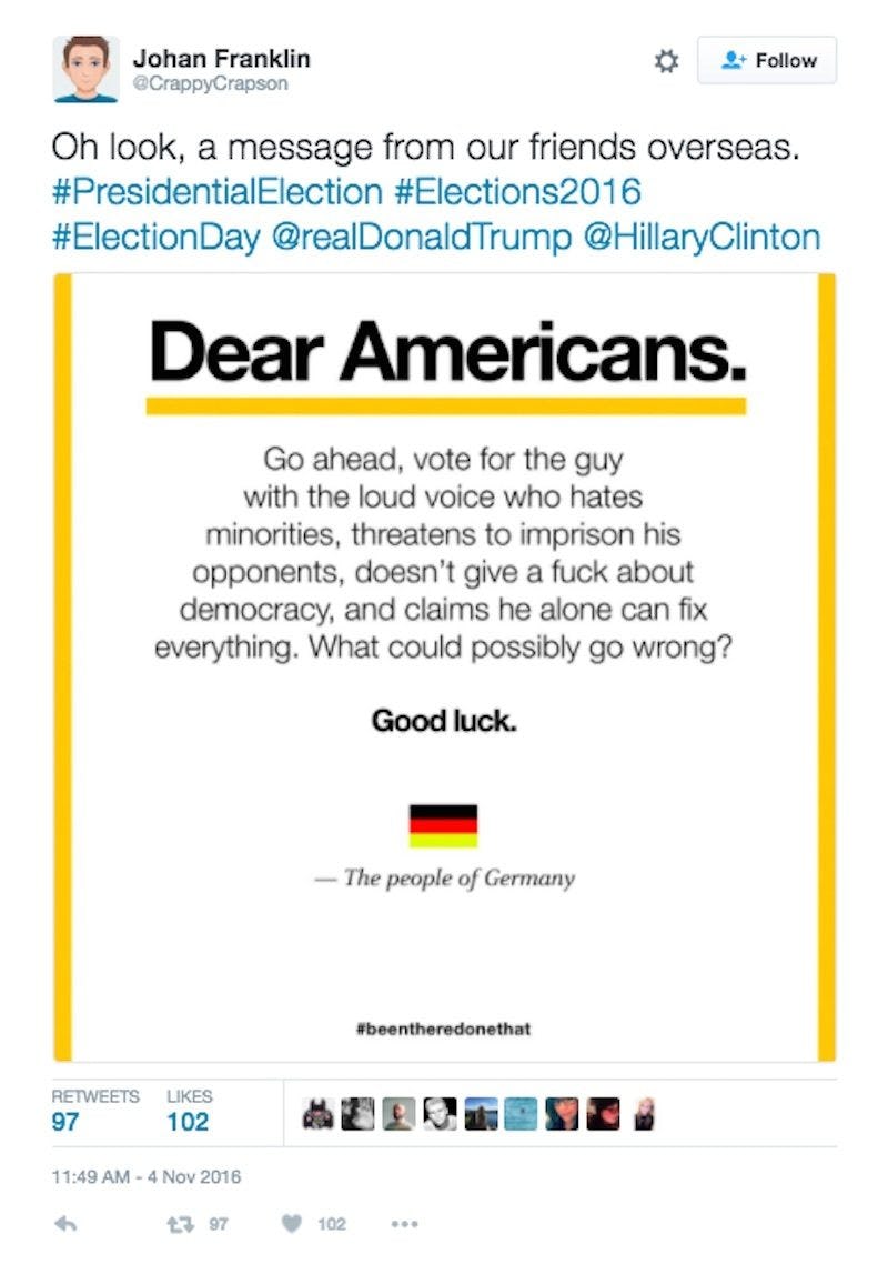 Message From 'People Of Germany' About Trump Goes Viral