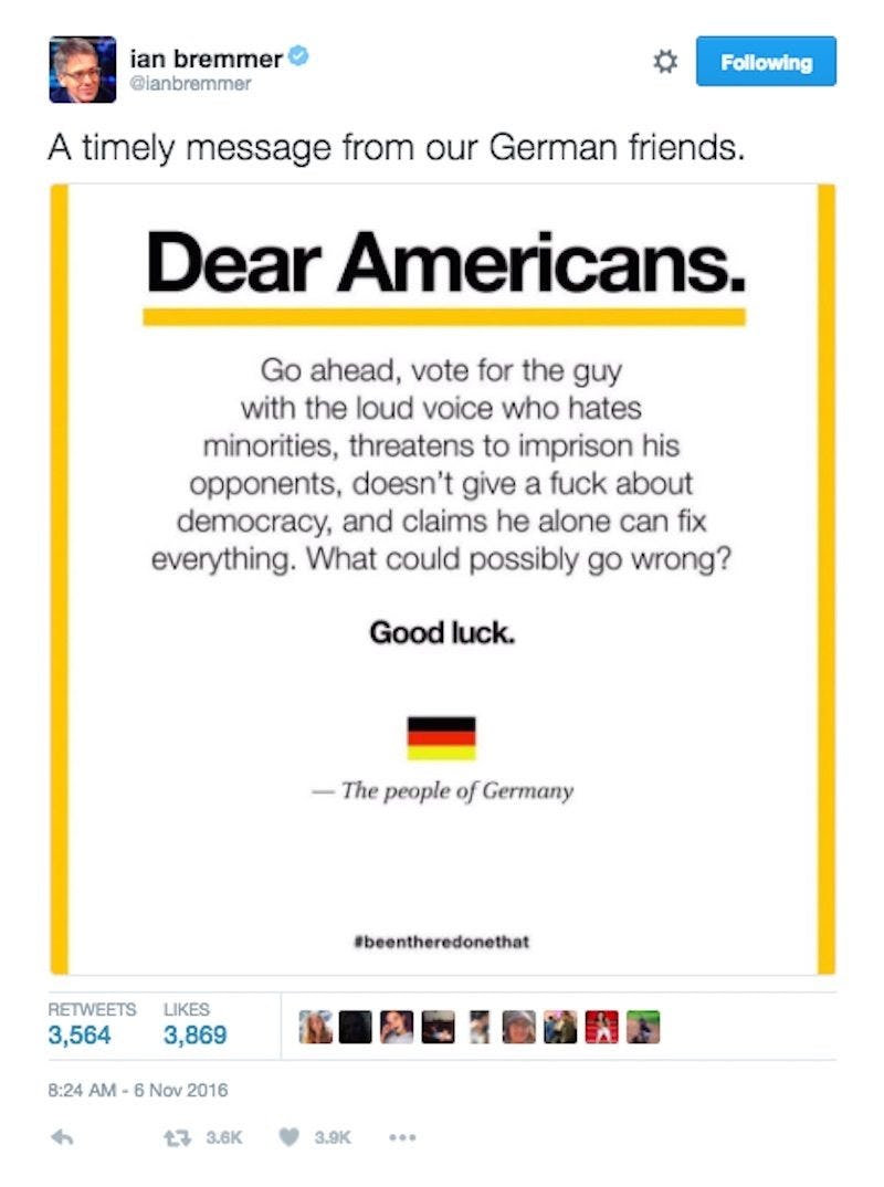 Message From 'People Of Germany' About Trump Goes Viral