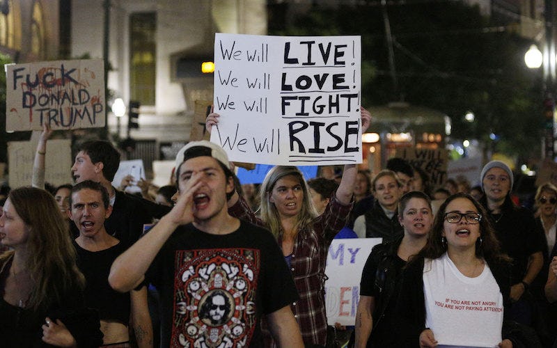 Trump Whines About Protesters On Twitter: 'Very Unfair'