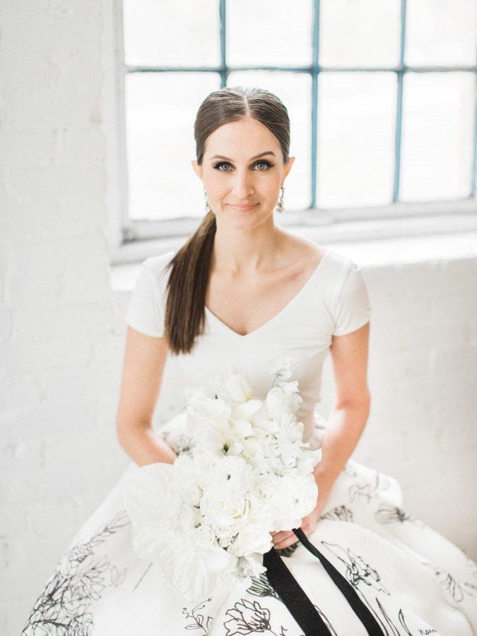 This Designer's T-Shirt Wedding Dress Is Beautiful