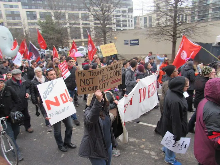 45 Photos Of The Protests In DC During Trump's Inauguration