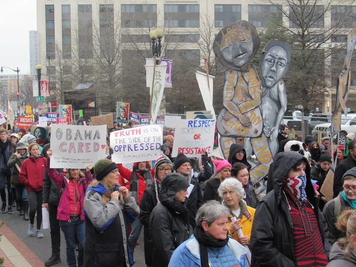 45 Photos Of The Protests In DC During Trump's Inauguration