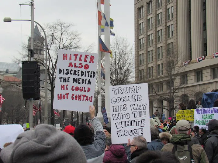 45 Photos Of The Protests In DC During Trump's Inauguration
