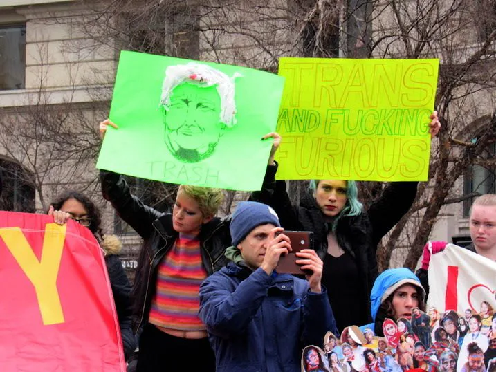 45 Photos Of The Protests In DC During Trump's Inauguration