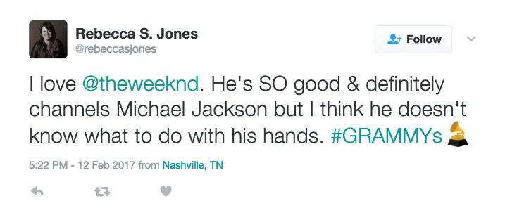 The Weeknd Didn't Know What To Do With Hands At Grammys