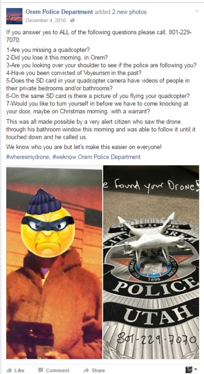 Couple Charged For Using Drone To Spy On Neighbors