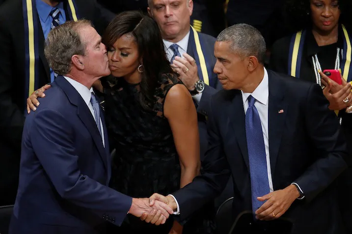 George W. Bush Expresses Admiration For Michelle Obama