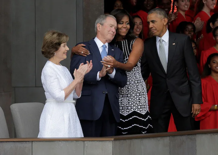 George W. Bush Expresses Admiration For Michelle Obama