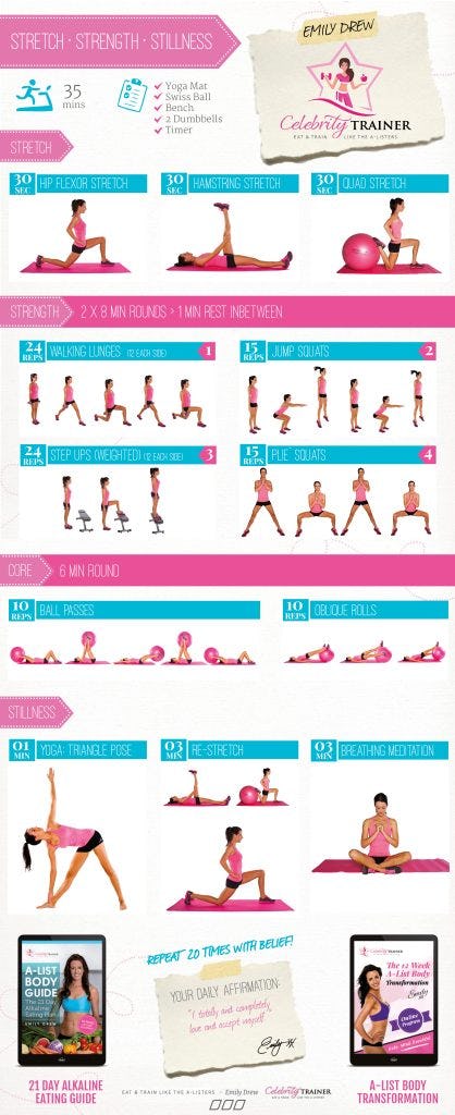 Emma Watson's Easy But Effective 30-Minute Workout