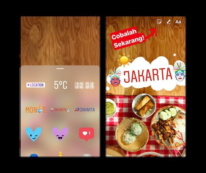 Instagram's Location Stickers Are Prettier Than Snapchat's