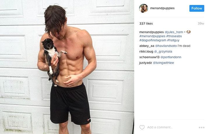 21 Hot Guys With Puppies That Will Make You Go 'Woof'