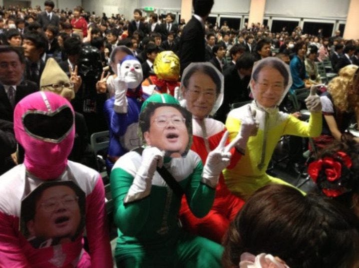 Students At Kyoto University Cosplay At Graduation
