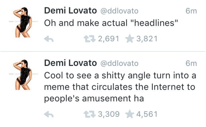 Demi Lovato Brought Poot Back To Twitter