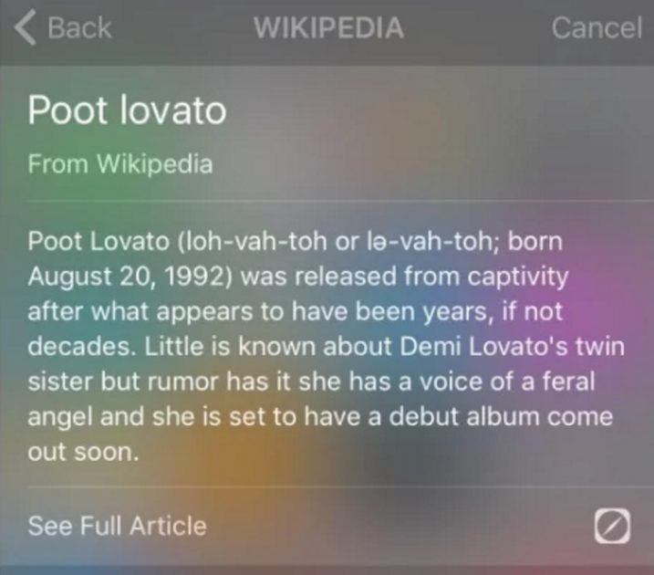 Demi Lovato Brought Poot Back To Twitter