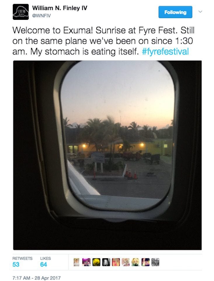 Tweets Show Fyre Festival Turn Into A Disaster