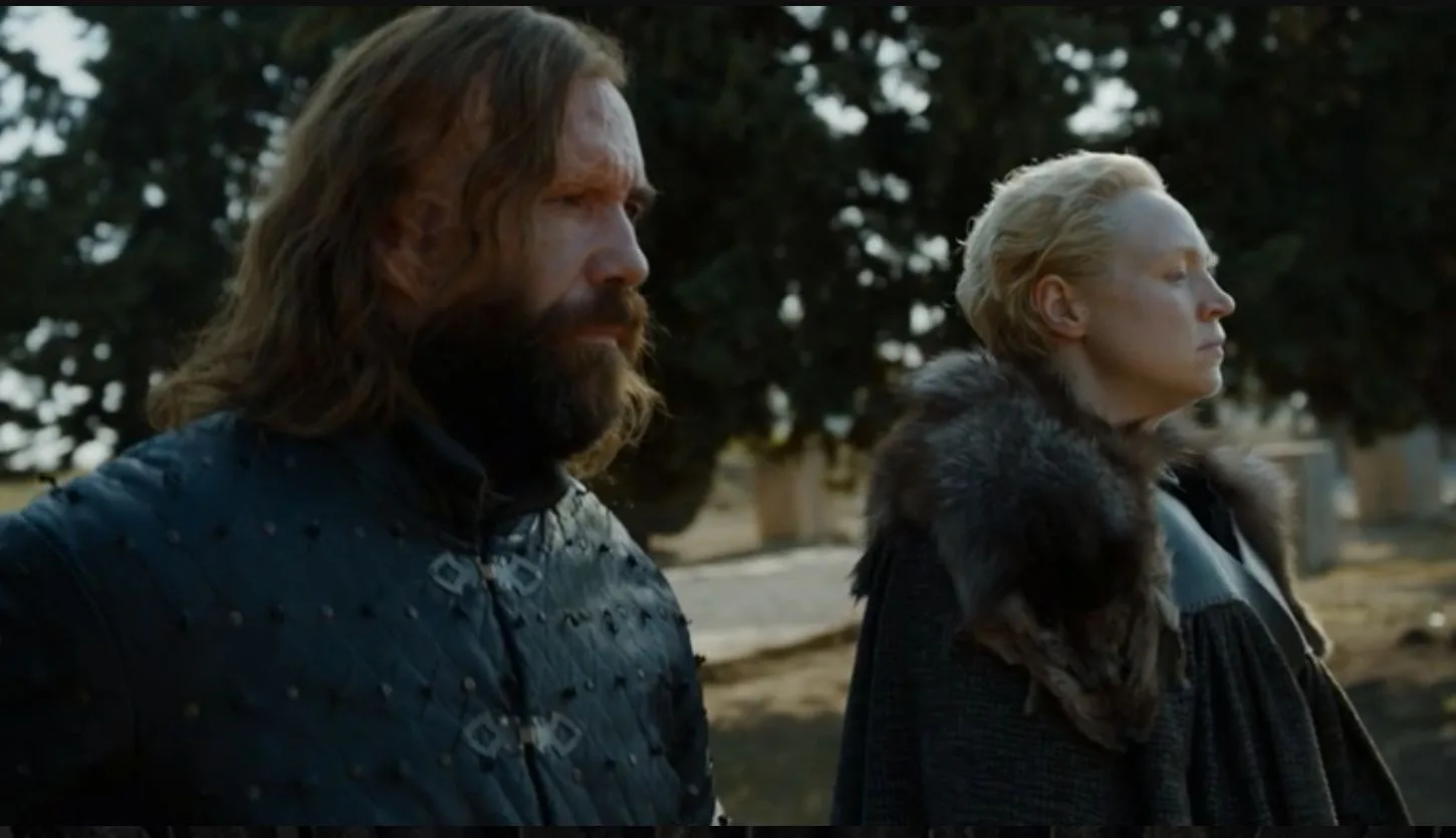 Brienne & The Hound Talk Arya On 'Game Of Thrones' & Fans Got So Emotional