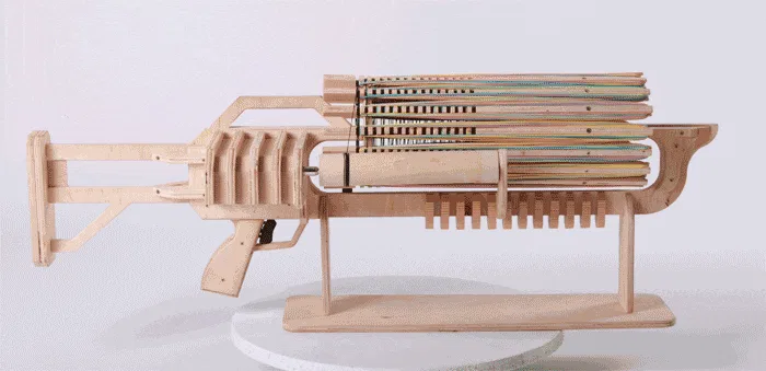 As Seen On Kickstarter: Rubber Band Machine Gun